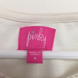 Pinky | Dresses | Pinky Girls White Flower Lace Dress Sleeveless | Poshmark